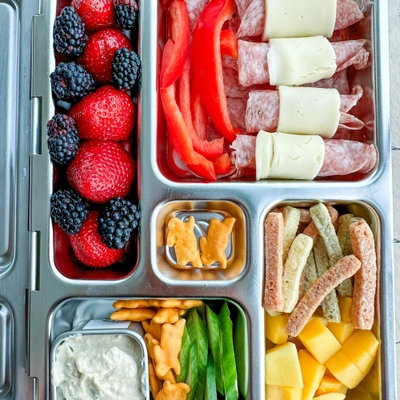 School Lunch Box - Salami & Cheese | Brenna Stitzel | Foody