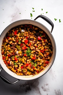 Savory Black Eyed Peas with Vegetables | Ingrid Clay | Foody