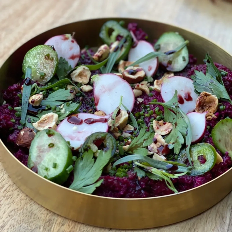 Georgian Beet Spread (beet Pkhali) | Laura And Sayat | Foody