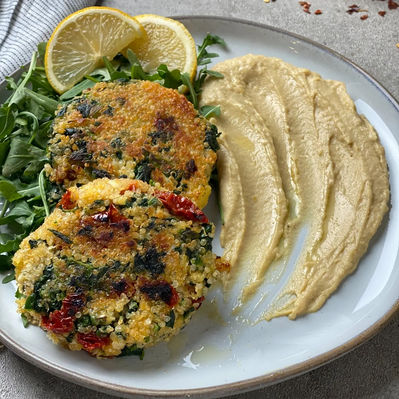 Sun-dried Tomato And Basil Quinoa Patti | Katie Clack | Foody