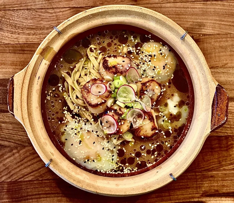 Miso Scallop Ramen | Chef Shaun O'Neale | Foody