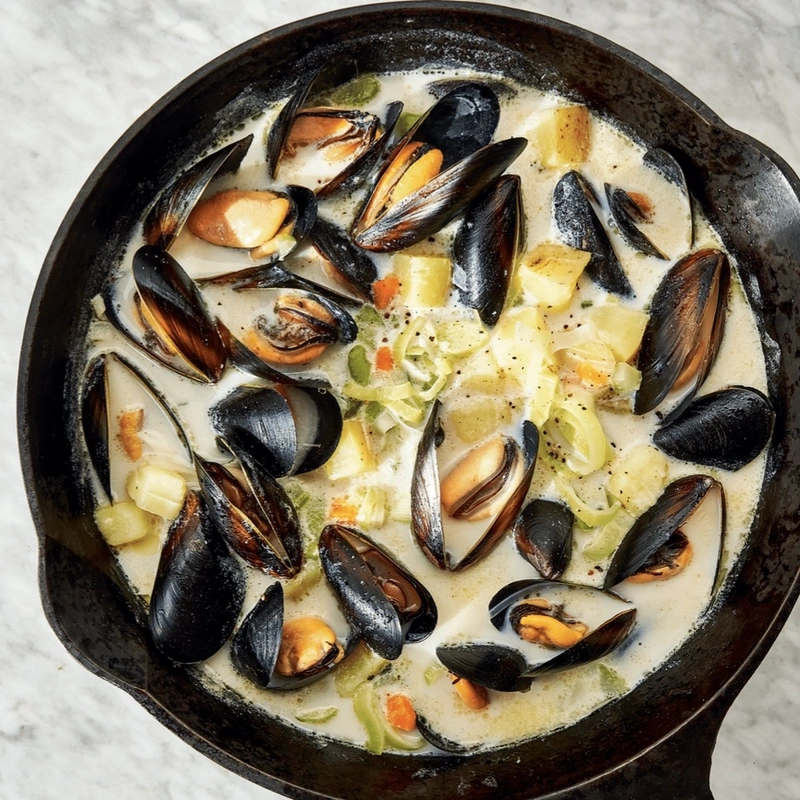 Clam Or Mussel Chowder | Mark Bittman | Foody